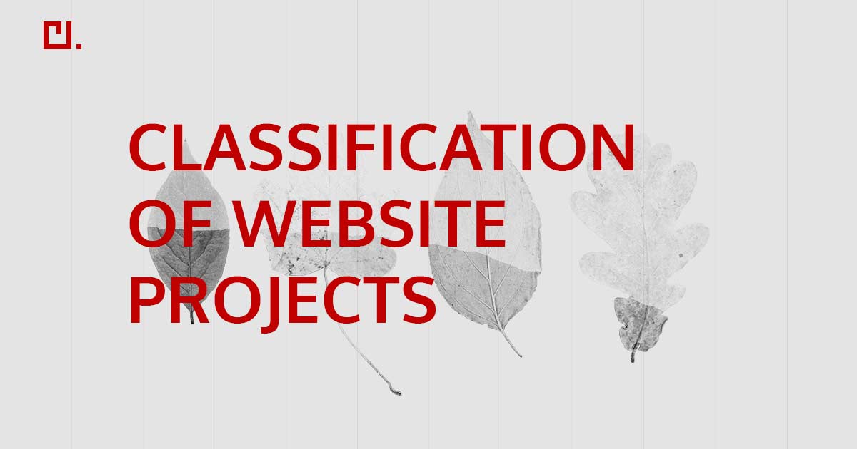 Classification Of Website Projects Danilab Design And Development