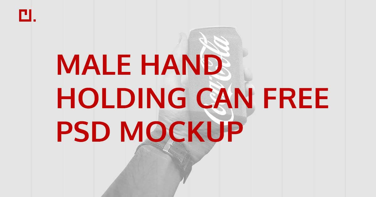 Male Hand Holding Can Free Psd Mockup Danilab Design And Development